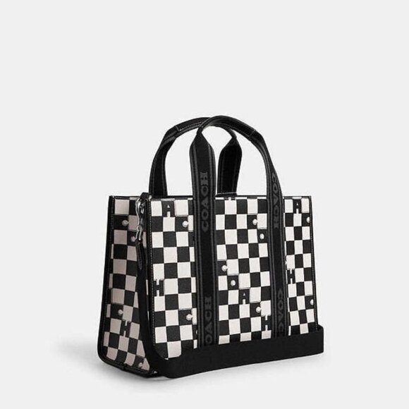 Coach | Bags | Nwt Coach Smith Tote With Checkerboard Print Cr1 | Poshmark